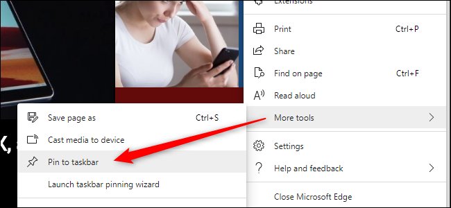 How to Pin a Website to the Windows 10 Taskbar or Start Menu