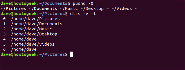 How to Use pushd and popd on Linux