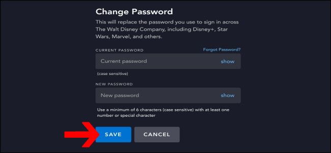 How to Change Your Disney+ Password