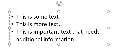 How to Create and Add Footnotes in PowerPoint