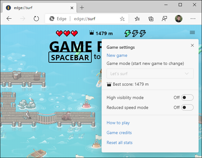 How to Play Microsoft Edge's Secret Surfing Game