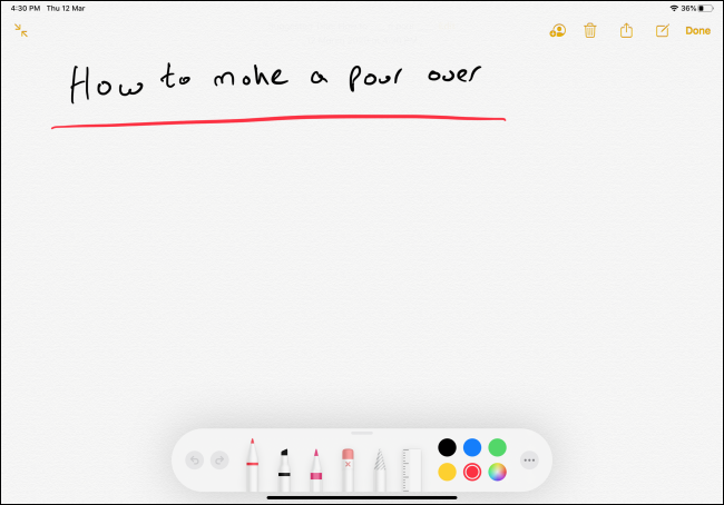 How to Take Handwritten Notes on Your iPad Using the Apple Pencil