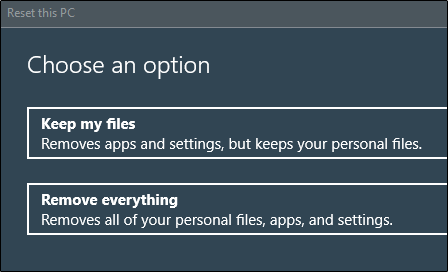 How to Factory Reset Windows 10