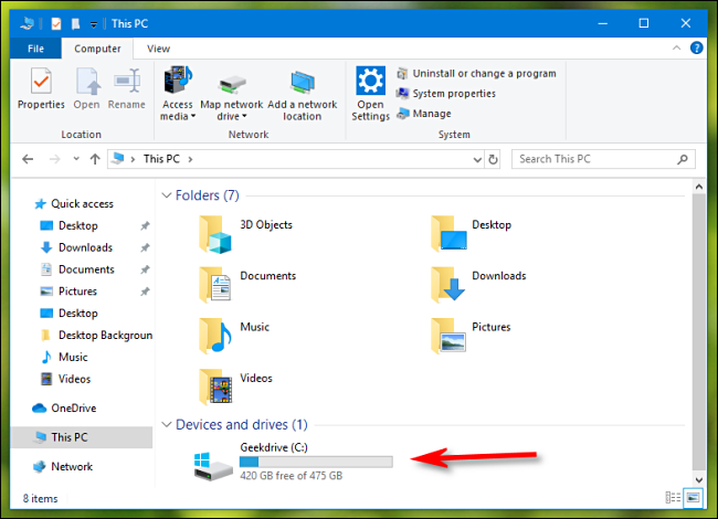 How to Check Free Disk Space on Windows 10