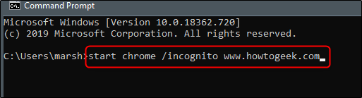 How to Open Google Chrome Using Command Prompt on Windows 10
