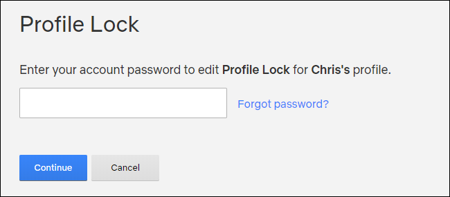 How to Lock a Netflix Profile With a PIN
