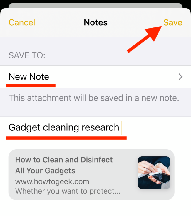 How to Quickly Add Links, Photos, and Media to Apple Notes on iPhone ...