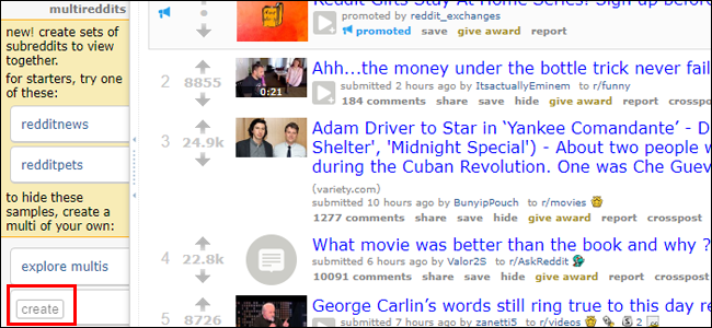 How to Combine Multiple Subreddits with Multireddits