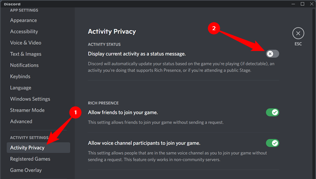 How to Hide What Game You're Playing on Discord