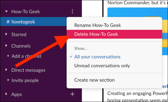 How to Create New Sections to Group Channels in Slack