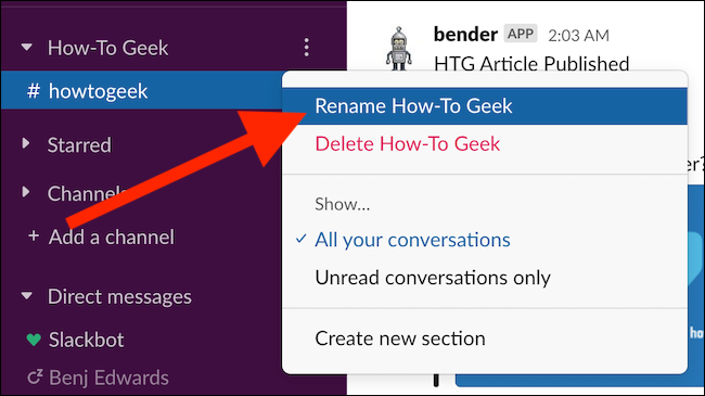 How to Create New Sections to Group Channels in Slack