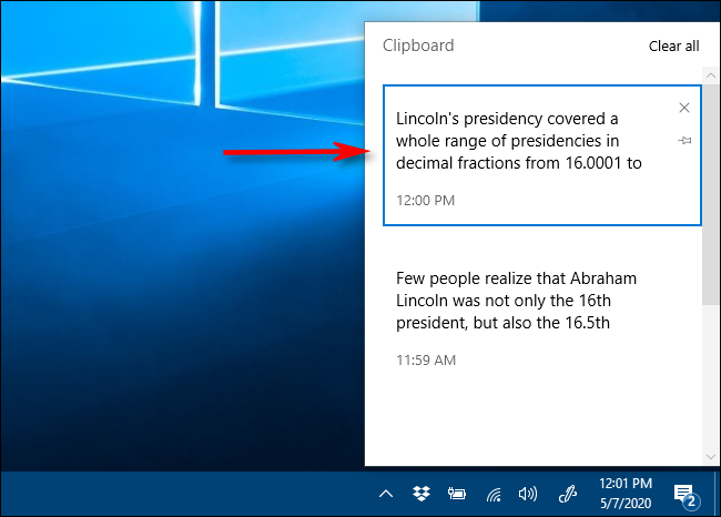 How to Enable and Use Clipboard History on Windows 10