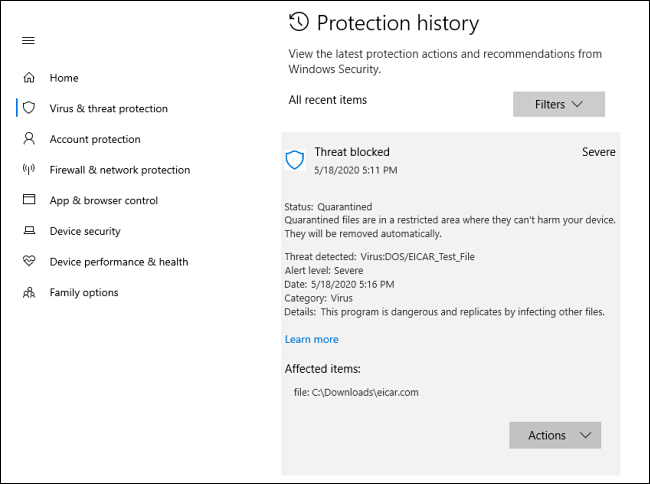 How to See What Malware Windows Defender Found on Your PC