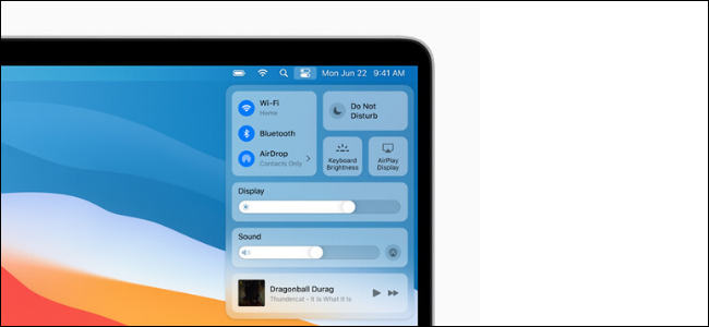 How the New Control Center in macOS Big Sur Works
