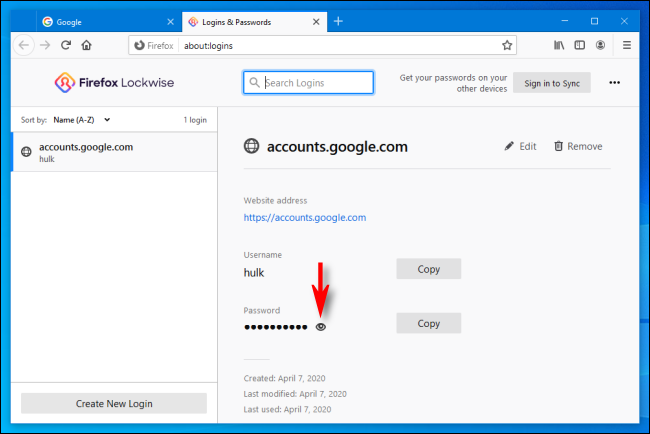How to View a Saved Password in Firefox