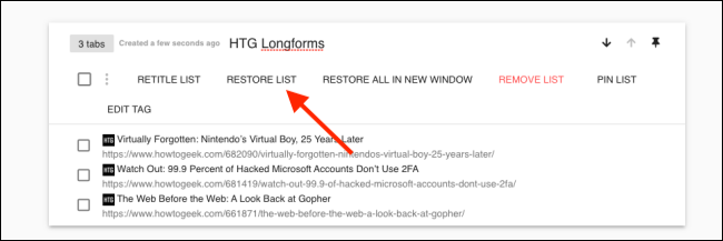 How to Save Google Chrome Tabs for Later