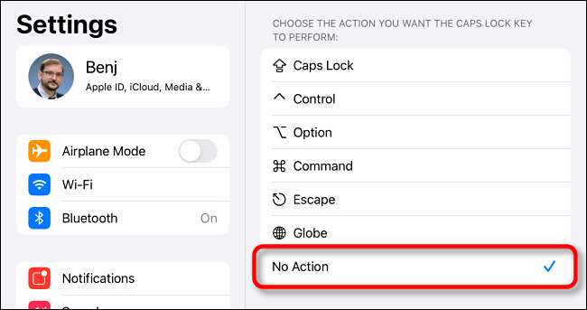 How to Disable Caps Lock on an iPad