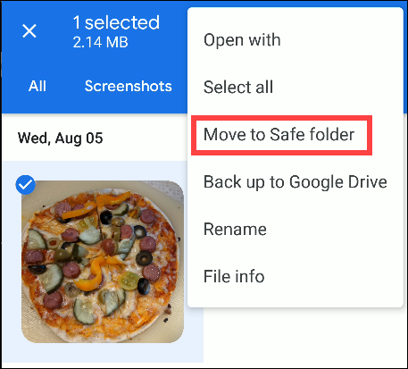 How to Hide Files with Google's Safe Folder on Android