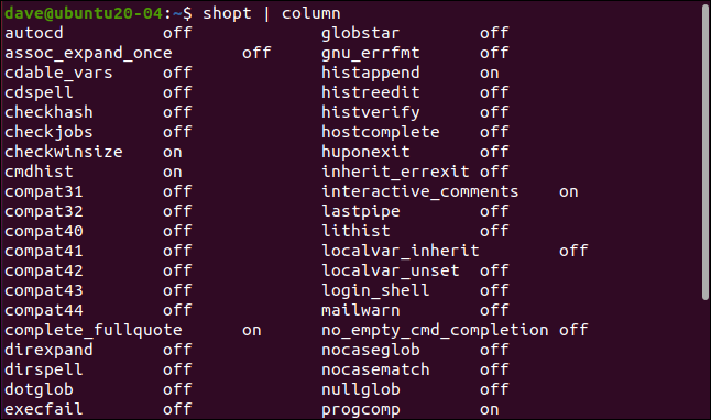 How To Customize The Bash Shell With Shopt 0148