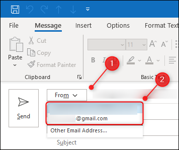 How to Send an Email with a Different "From" Address in Outlook