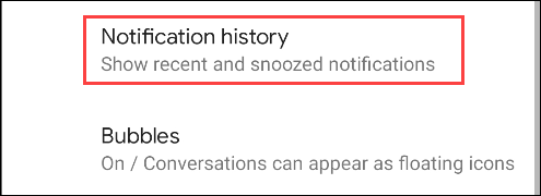 How to See Your Notification History in Android