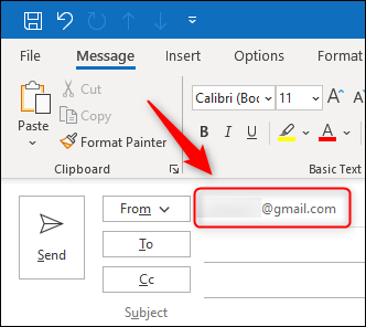 How to Send an Email with a Different "From" Address in Outlook