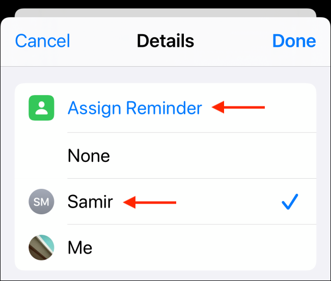 How to Share and Assign Reminders on iPhone and iPad