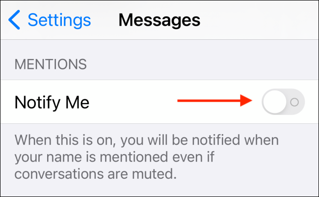 How to Disable iMessage Mention Notifications on iPhone and iPad