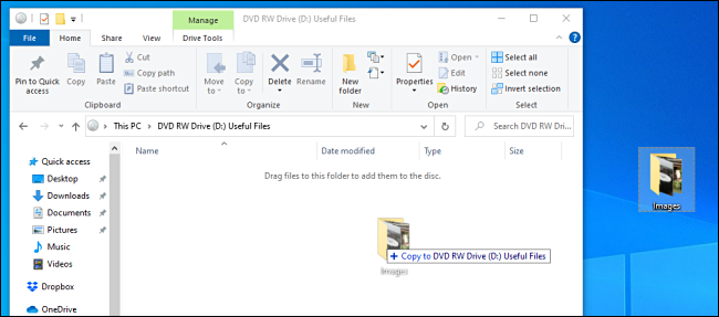 How to Burn a CD or DVD on Windows 10