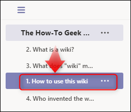 How to Use Microsoft Teams' Built-In Wiki