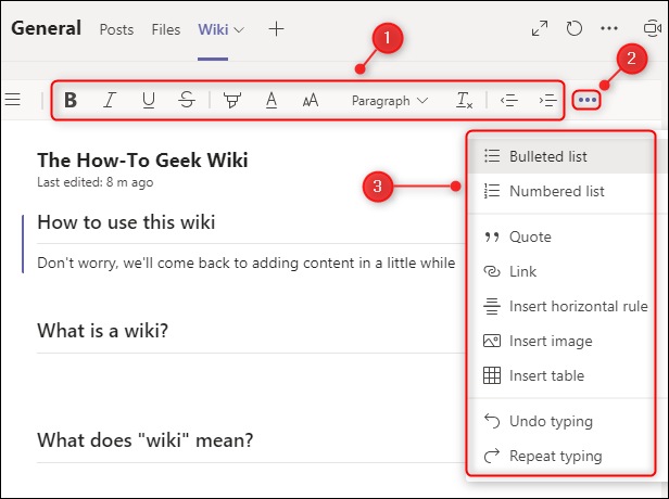 How to Use Microsoft Teams' Built-In Wiki