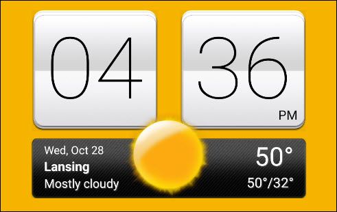 How to Get the HTC Sense Weather & Clock Widget on Android