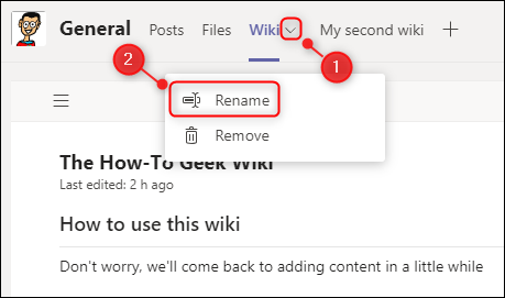 How to Use Microsoft Teams' Built-In Wiki