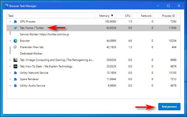 How to Use Microsoft's Edge's Built-In Task Manager