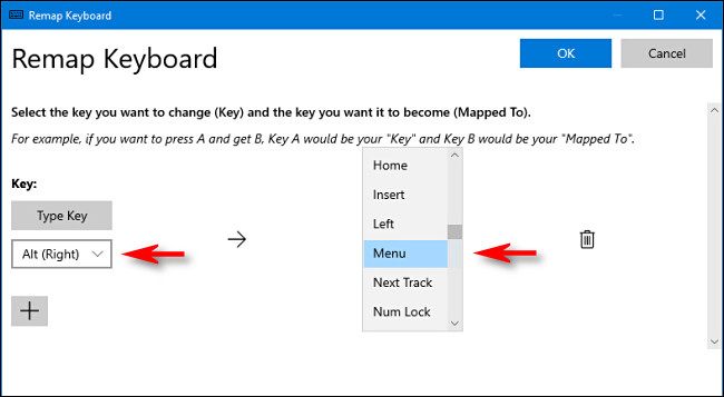 How to Add a Menu Key to Your Windows 10 PC Keyboard
