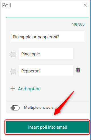 How to Create a Poll In Microsoft Outlook