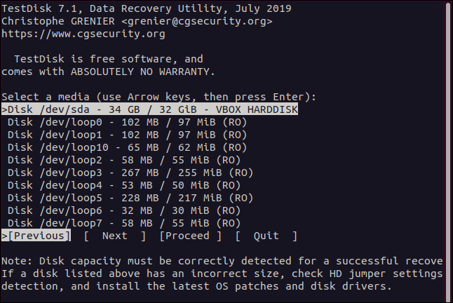 How to Recover Deleted Files on Linux with testdisk