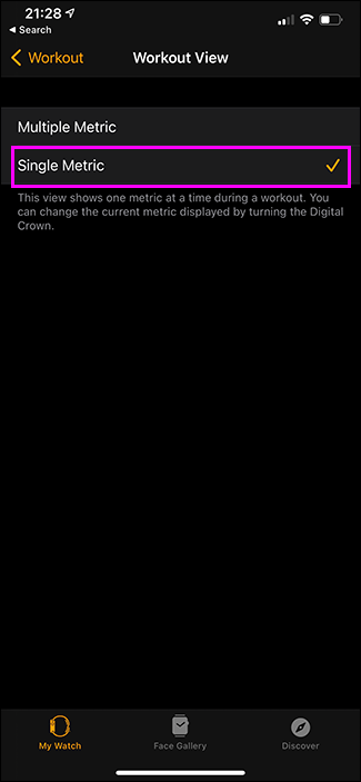 How to Customize the Workout Stats You See on a Apple Watch