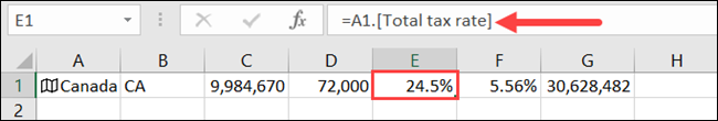 How to Use the Built-In Geography Feature in Microsoft Excel