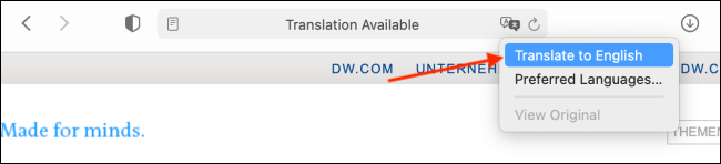 How to Translate Web Pages in Safari on Mac