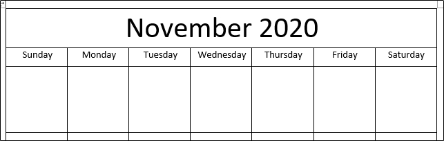 How to Make a Calendar in Microsoft Word