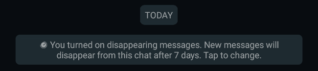 How to Send Disappearing Messages in WhatsApp