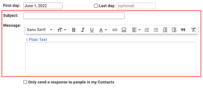 How to Set an Out-of-Office Message in Gmail