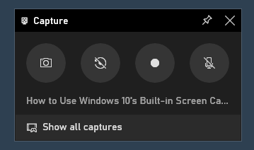 How to Record Screen on Windows 10