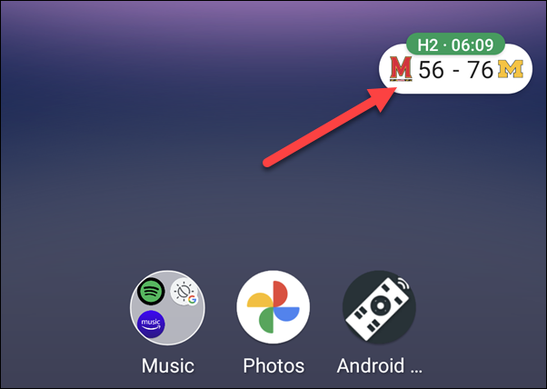 How to Pin Live Sports Scores to Your Android Home Screen