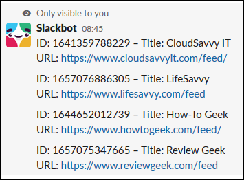 How to Send RSS Feeds to a Slack Channel