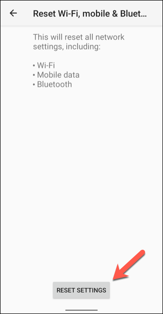 How to Reset Network Settings on Android