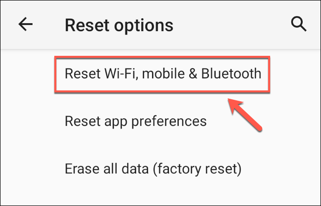 How to Reset Network Settings on Android
