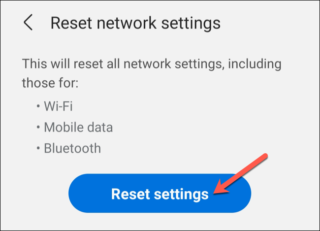 How to Reset Network Settings on Android