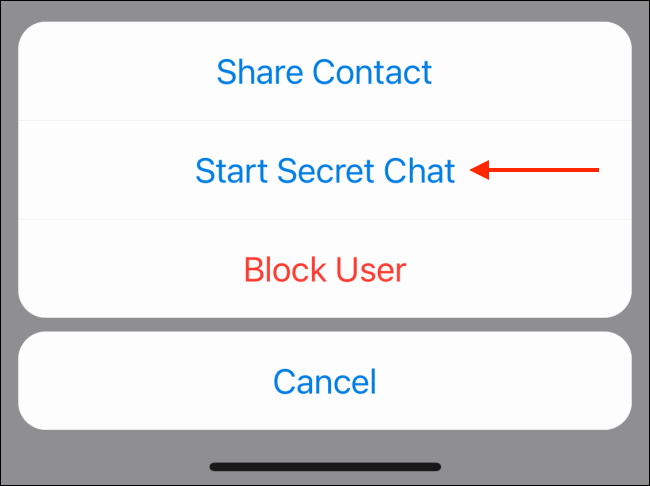 How to Start an Encrypted Secret Chat in Telegram